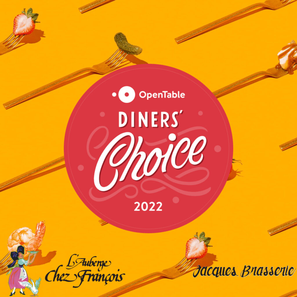 OpenTable Diner's Choice 2022 - L'Auberge Chez François